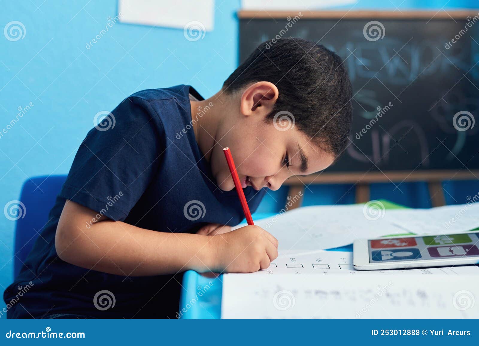 The Smallest Task Can Teach the Biggest Lesson. an Adorable Little Boy ...