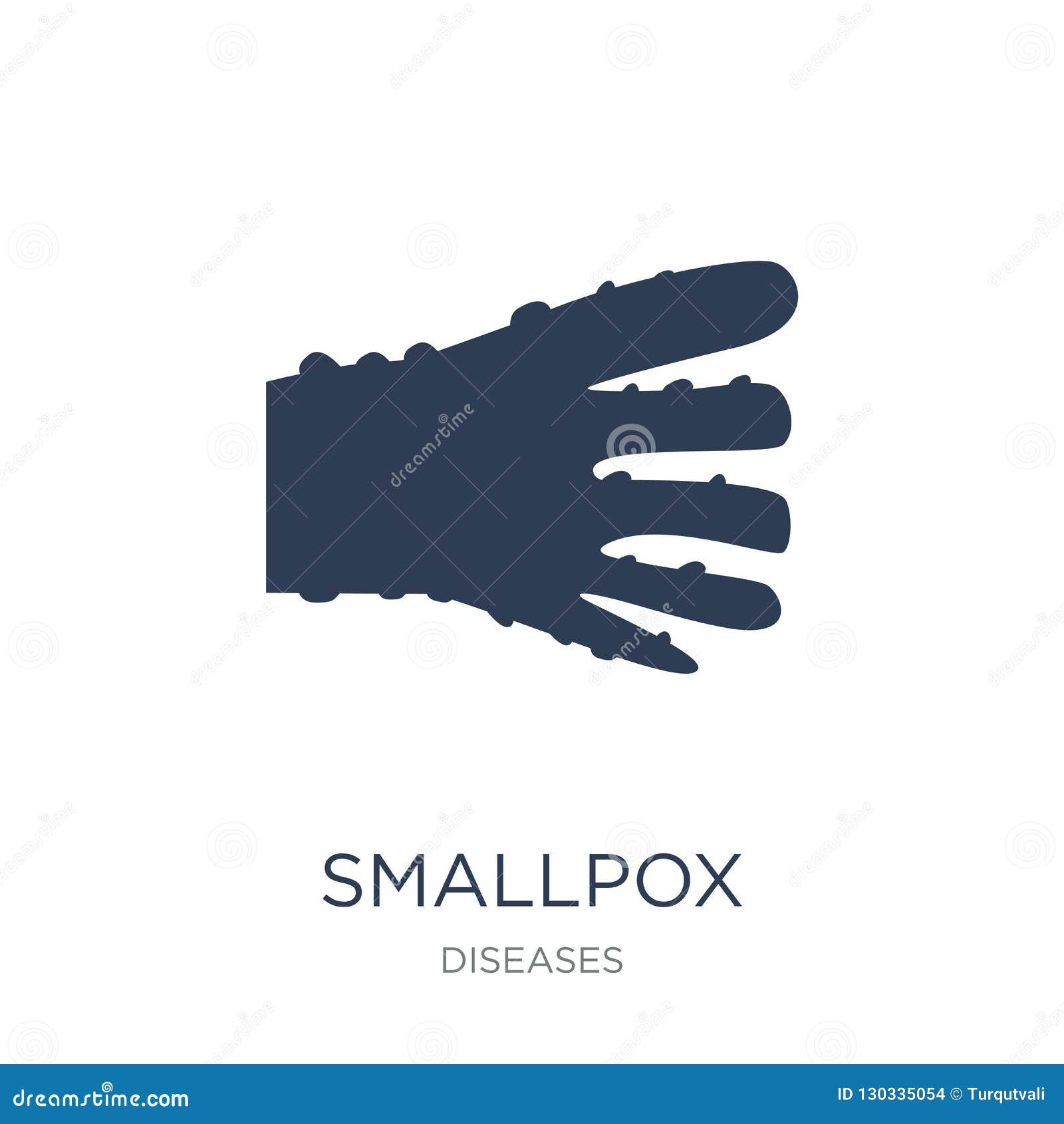Smallpox Icon. Trendy Flat Vector Smallpox Icon On White Background ...