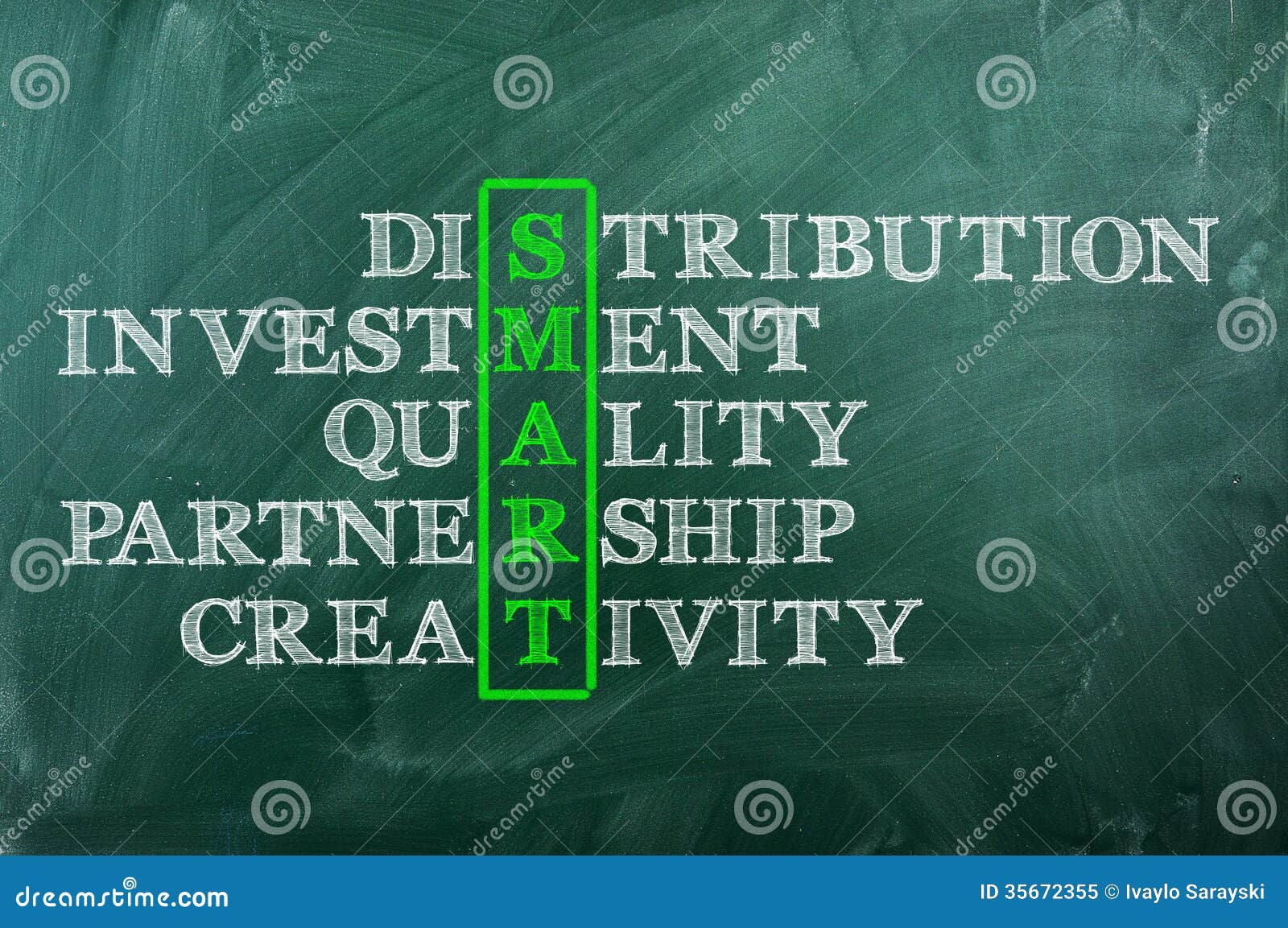 Smart stock image. Image of presentation, chalk, creative - 35672355