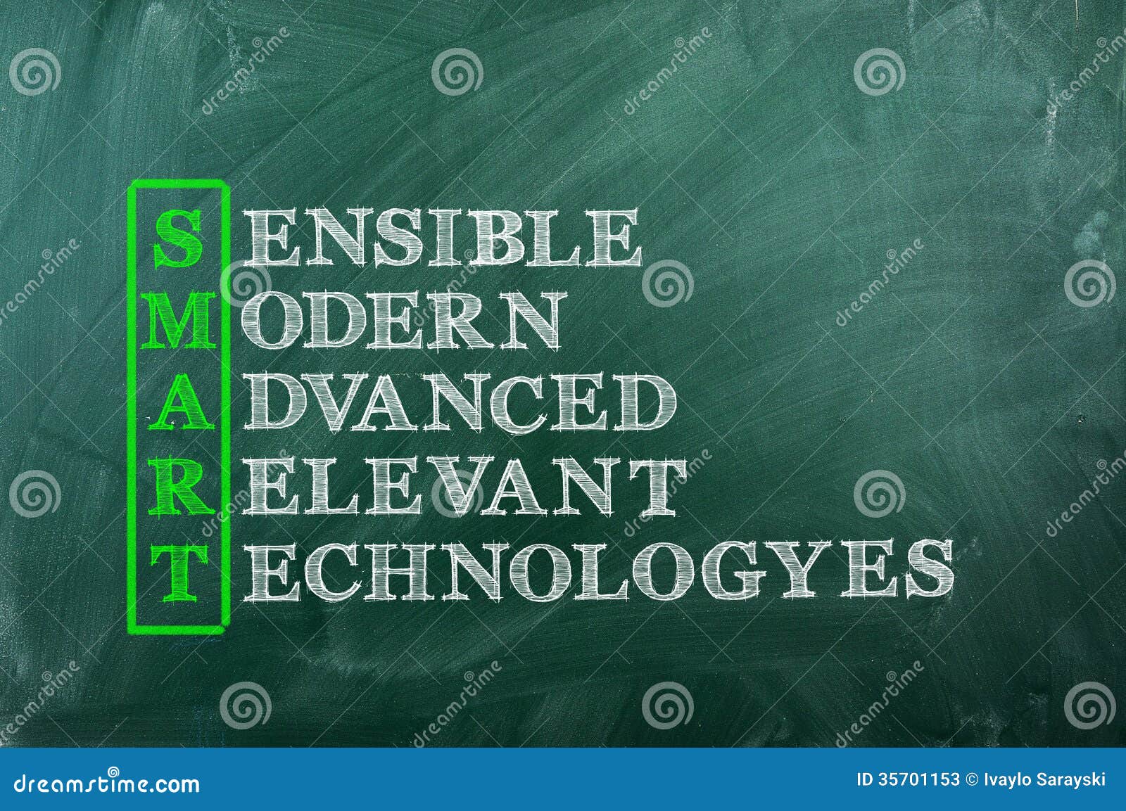 Smart stock image. Image of modern, presentation, chalkboard - 35701153