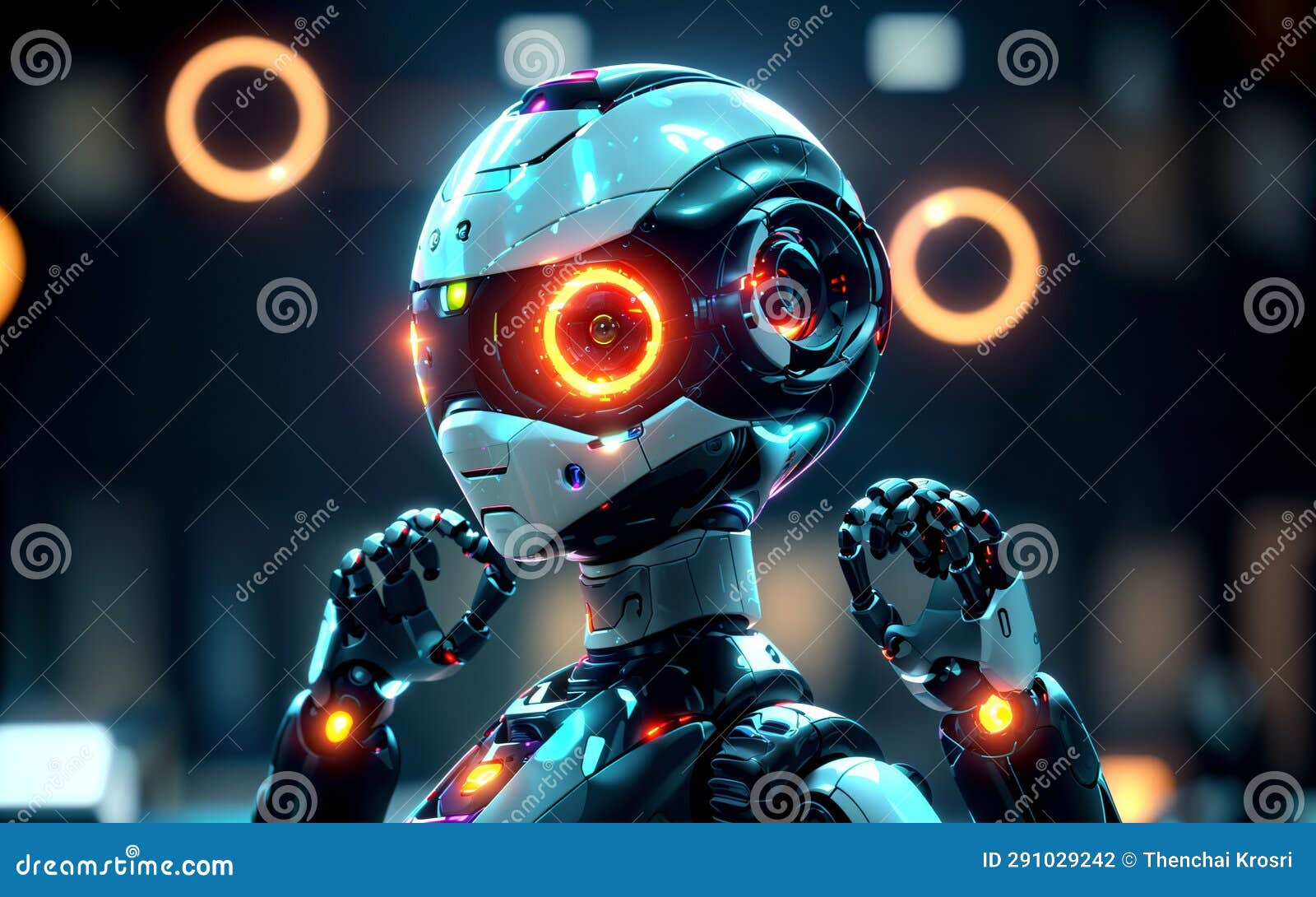 Smart AI Integration Shaping the Future of Work and Society Stock ...