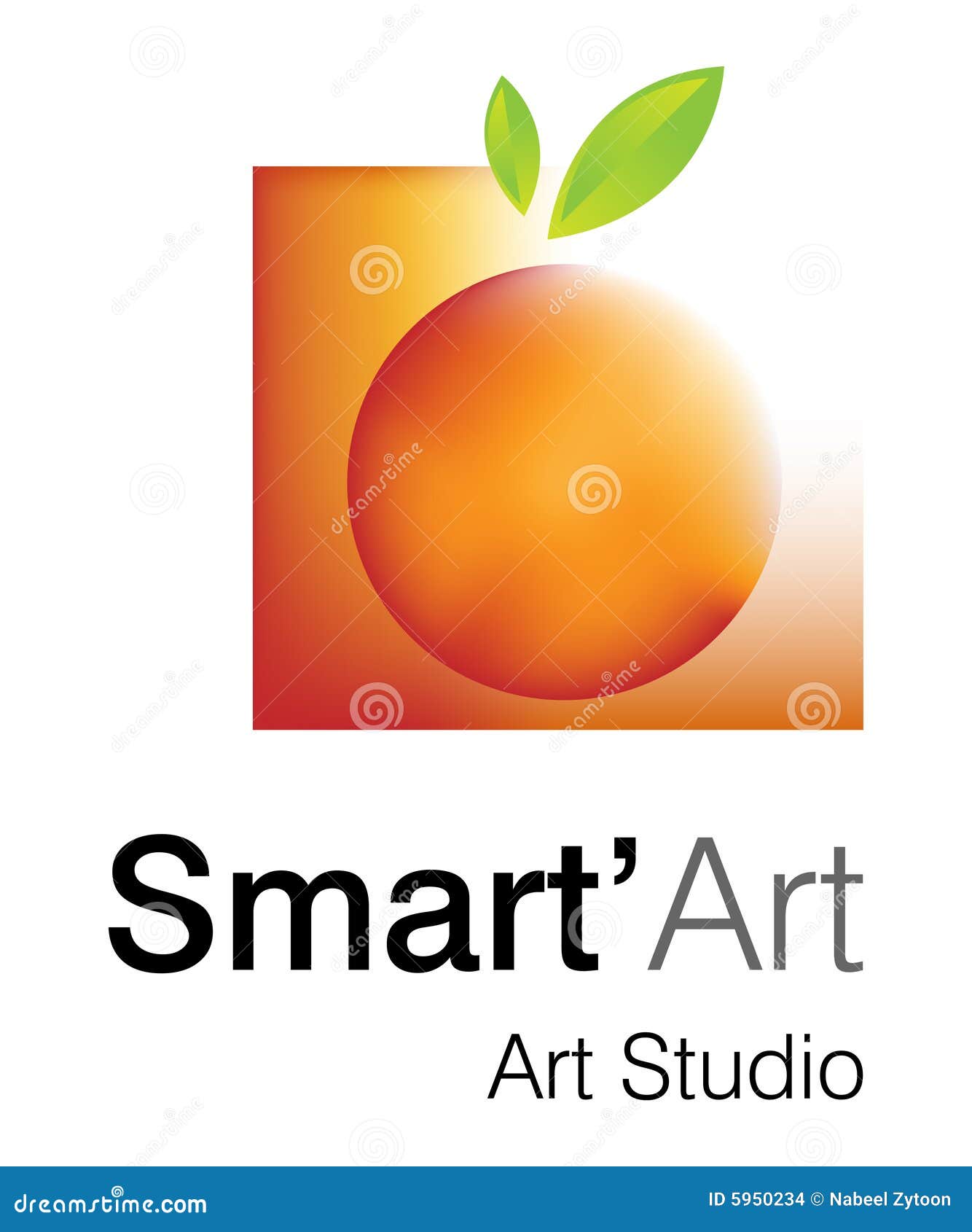 Smart Art Studio Logo stock vector. Illustration of white - 5950234