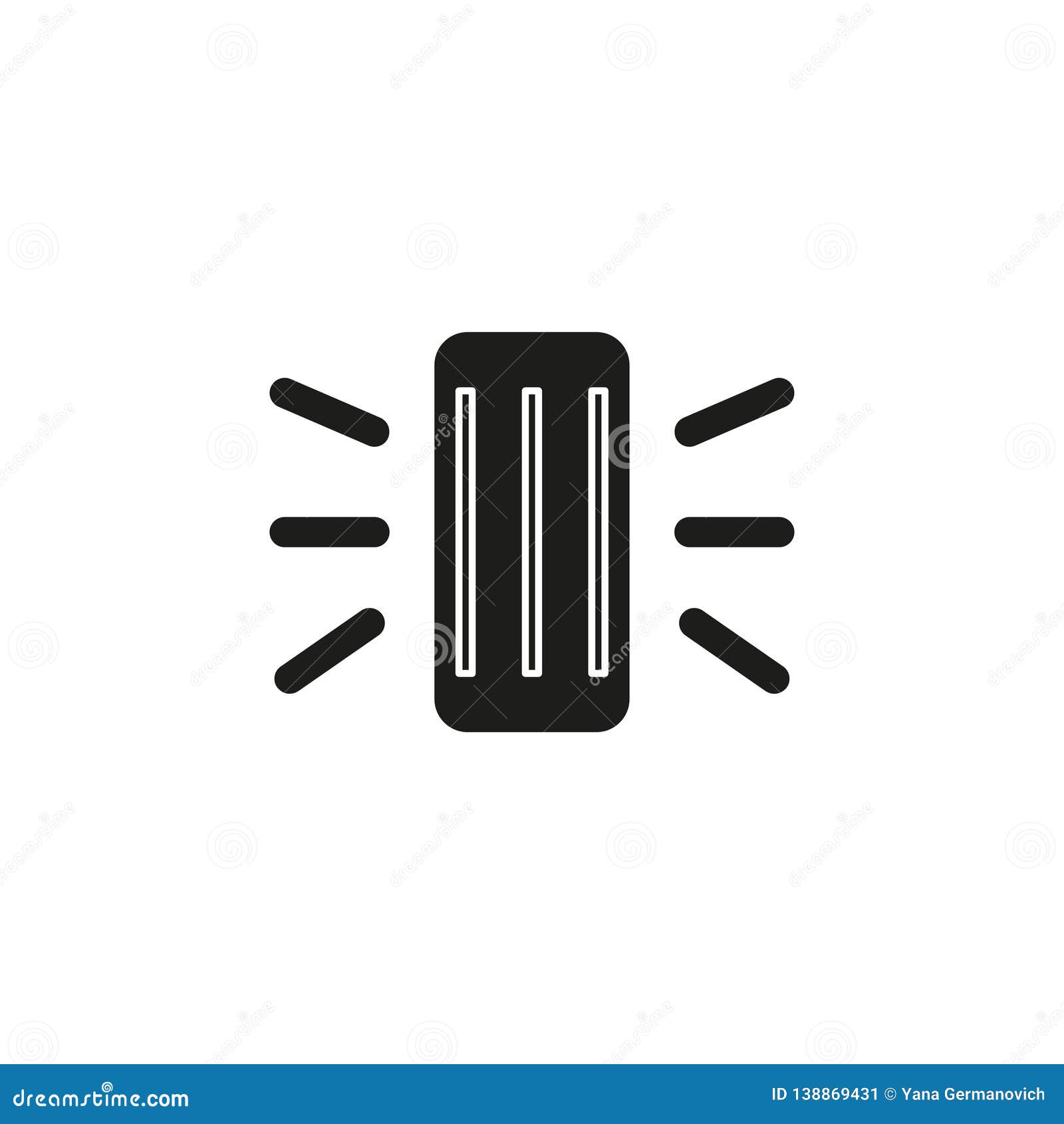 Smart Assistant Concept Line Icon. Simple Element Stock Illustration ...