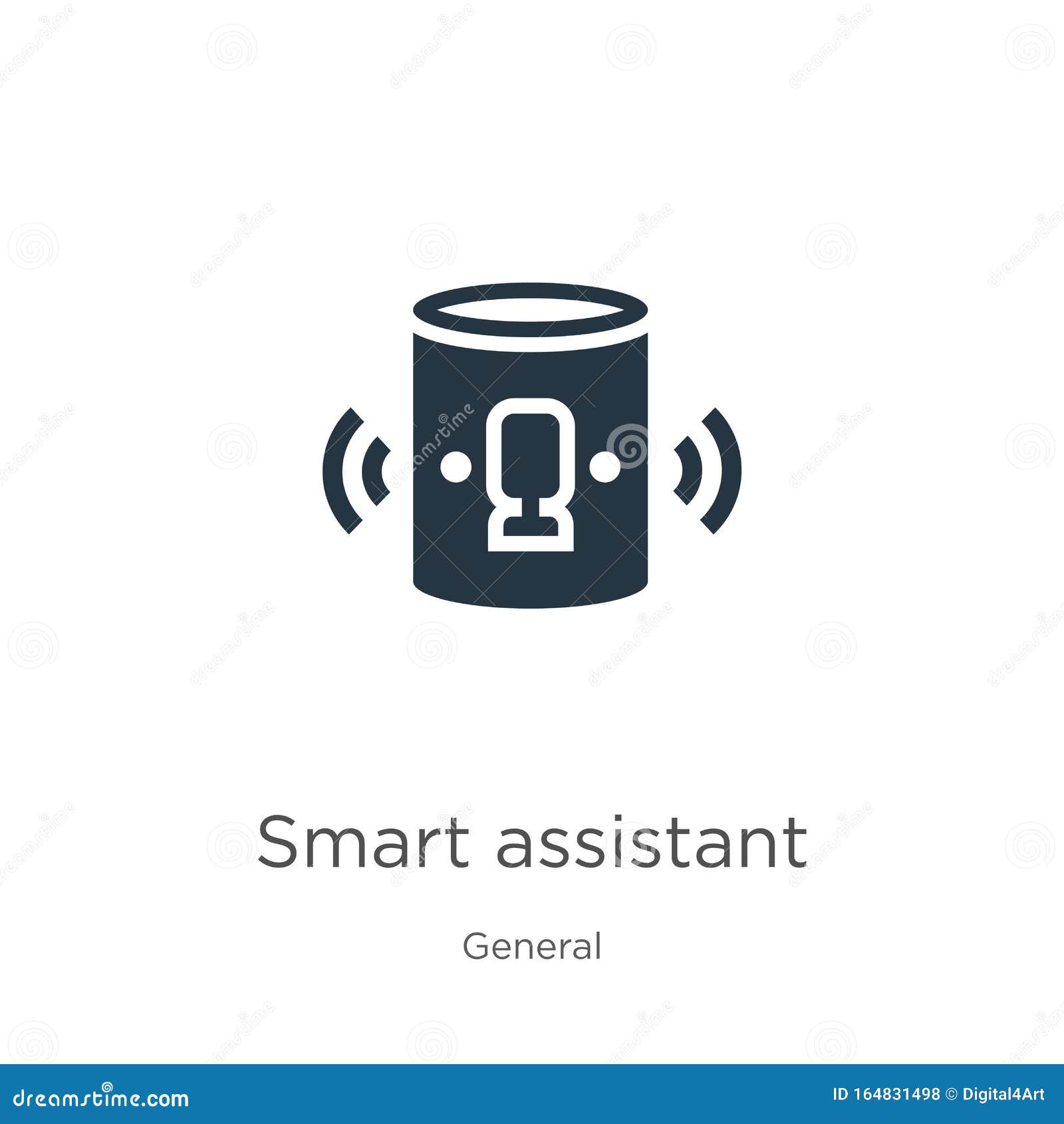 Smart Assistant Icon Vector. Trendy Flat Smart Assistant Icon from ...