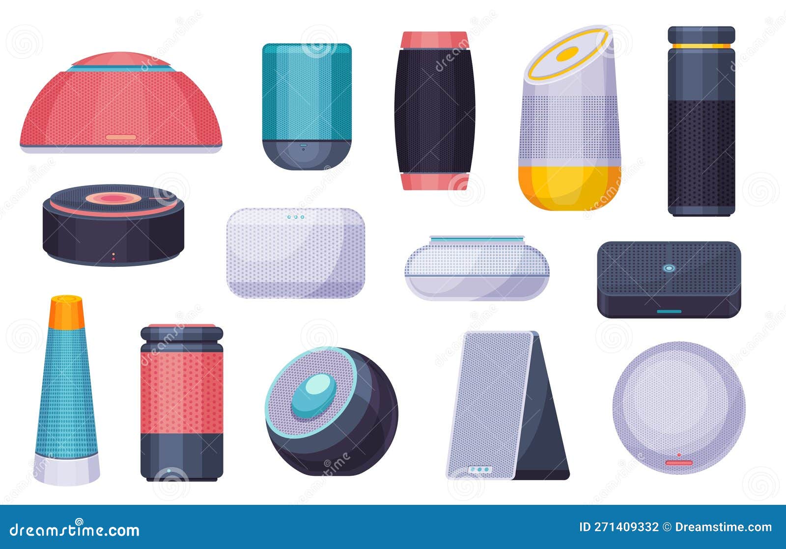 Smart Assistant. Wireless Home Speaker with Voice Control, Interactive ...