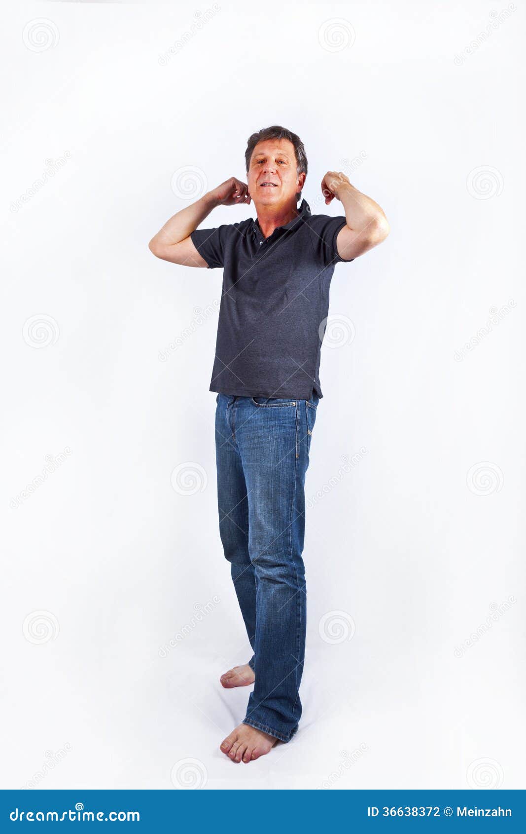 Smart Attractive Man in Studio Stock Photo - Image of beauty, handsome ...