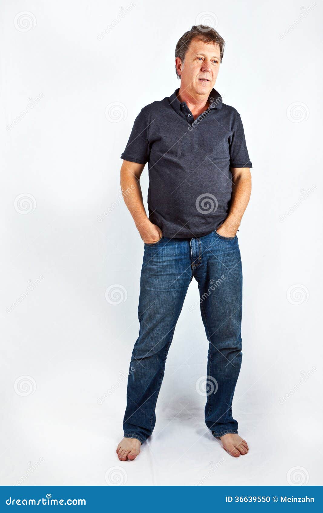 Smart Attractive Man in Studio Stock Photo - Image of happy, adult ...