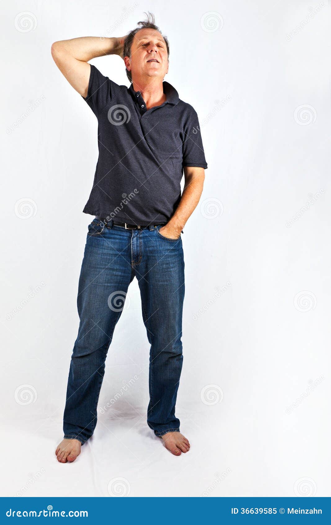 Smart Attractive Man in Studio Stock Image - Image of looking, handsome ...