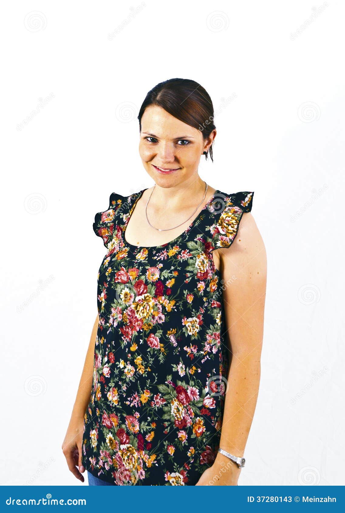 Smart Attractive Woman Smiling Stock Image - Image of fashion, hand ...