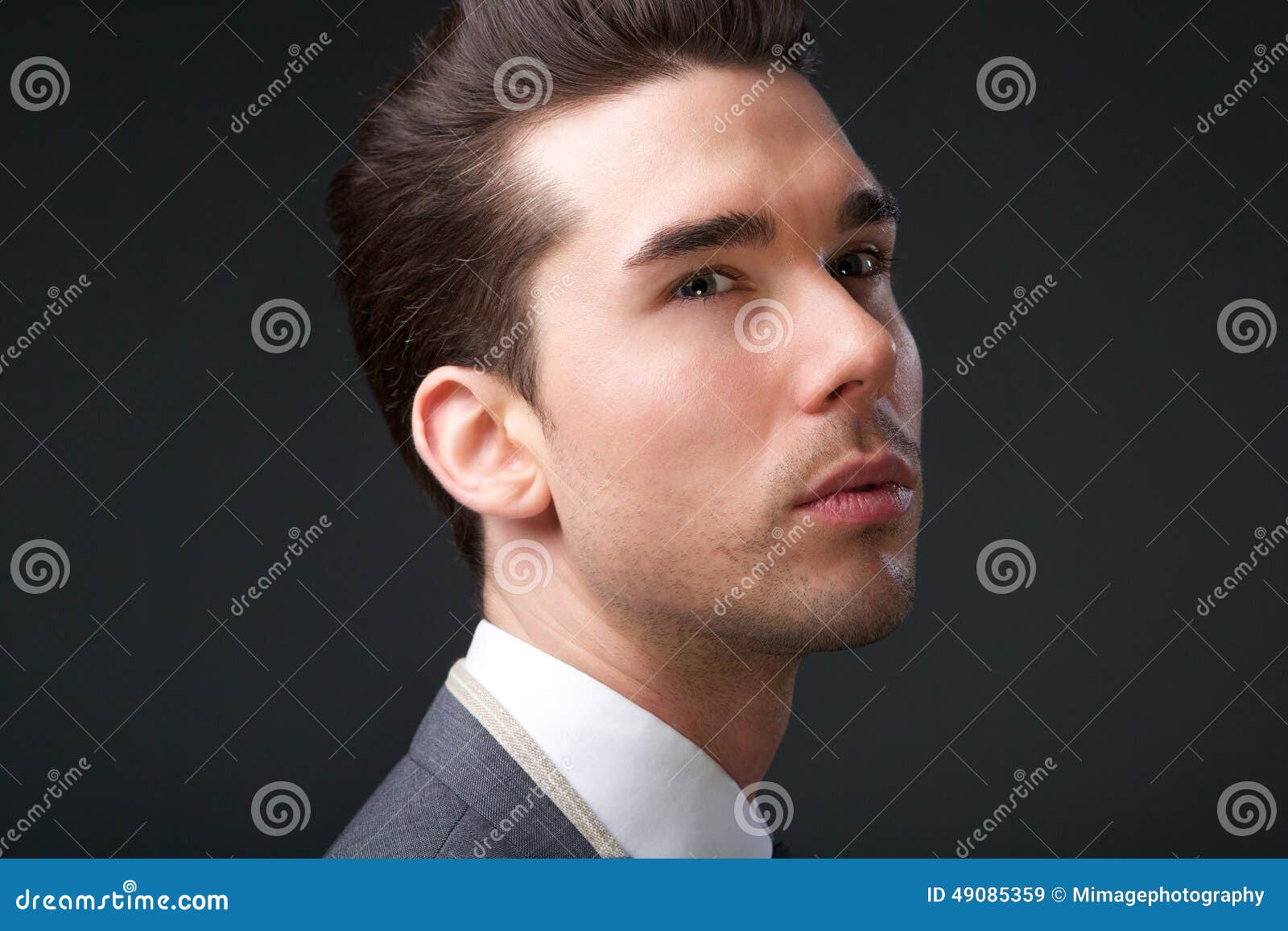 Smart attractive young man stock image. Image of jacket - 49085359