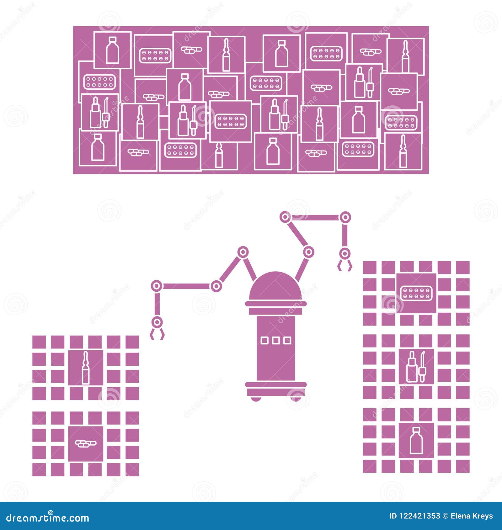 Smart Automatic Robotic Sorting Of Clothes. Replacement Of People With ...