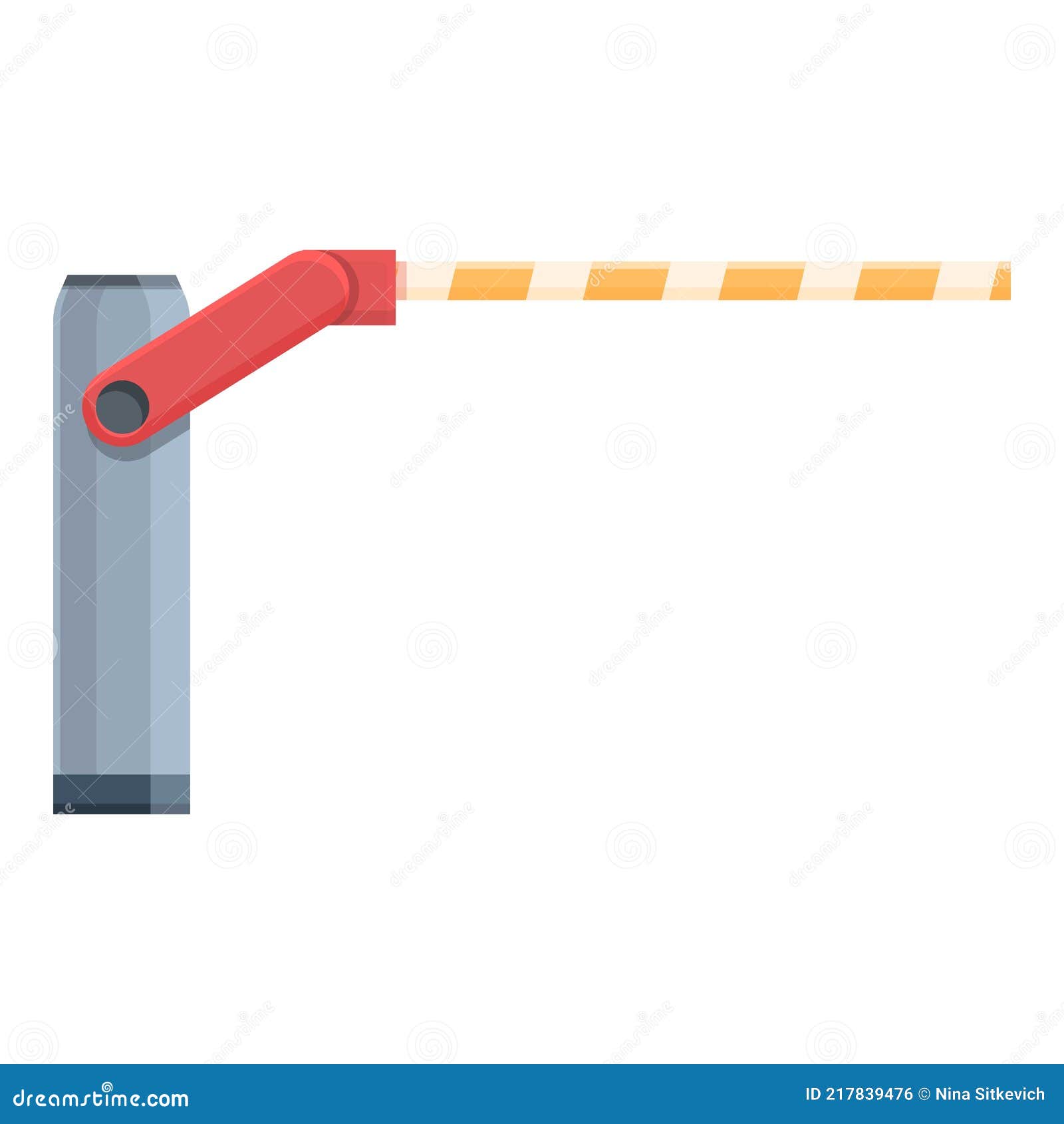 Smart Barrier Icon, Cartoon and Flat Style Stock Vector - Illustration ...