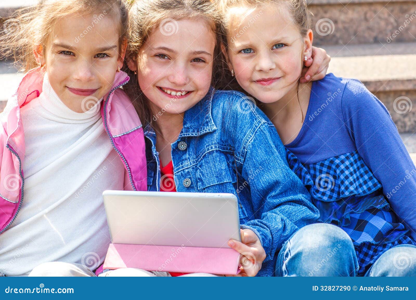 Smart Basic School Students Stock Photo - Image of playful, pretty ...