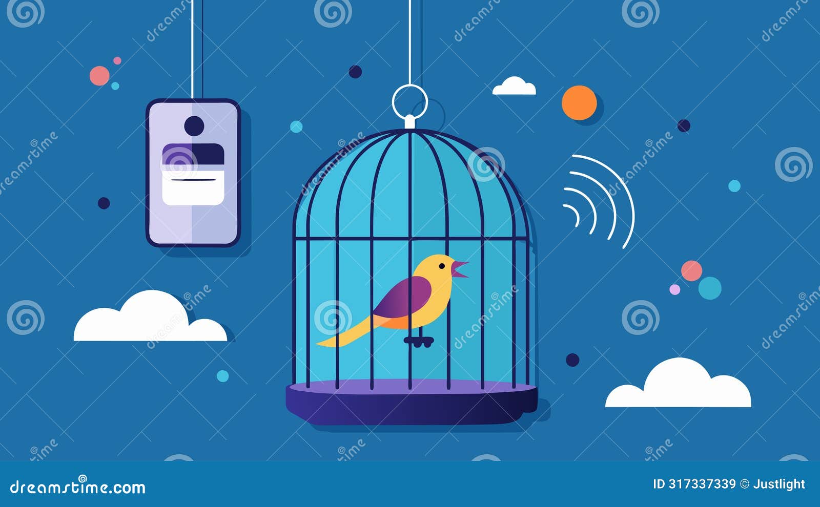 A Smart Bird Cage With A GPS Tracker Giving You Peace Of Mind Knowing ...