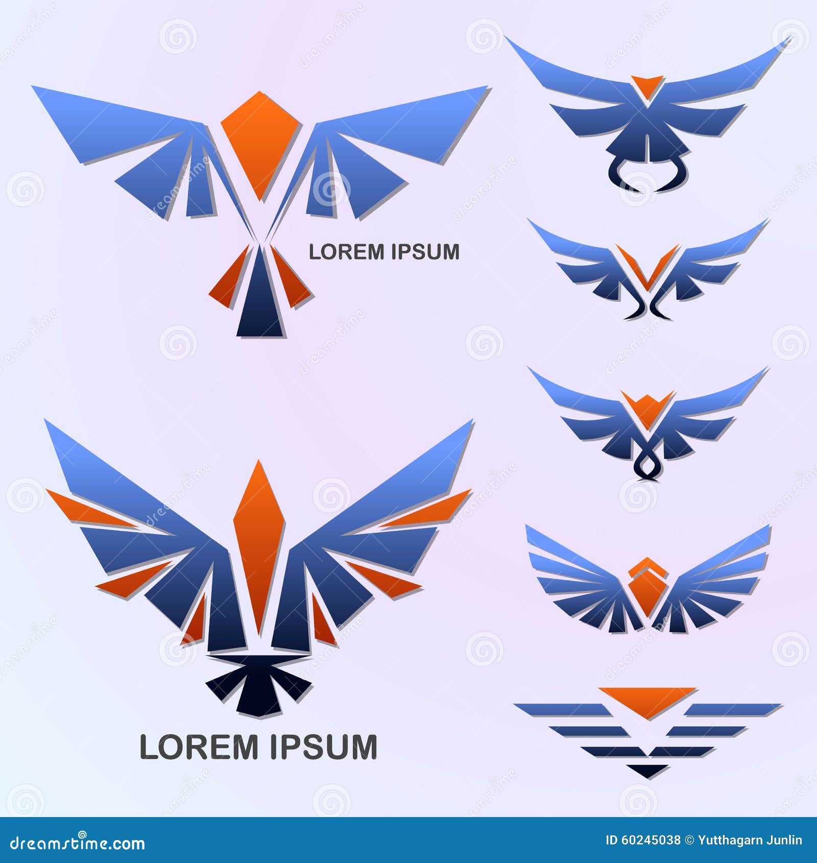 Smart Bird Logo Design Creative Color Sign .Fliying Bird Colibri ...