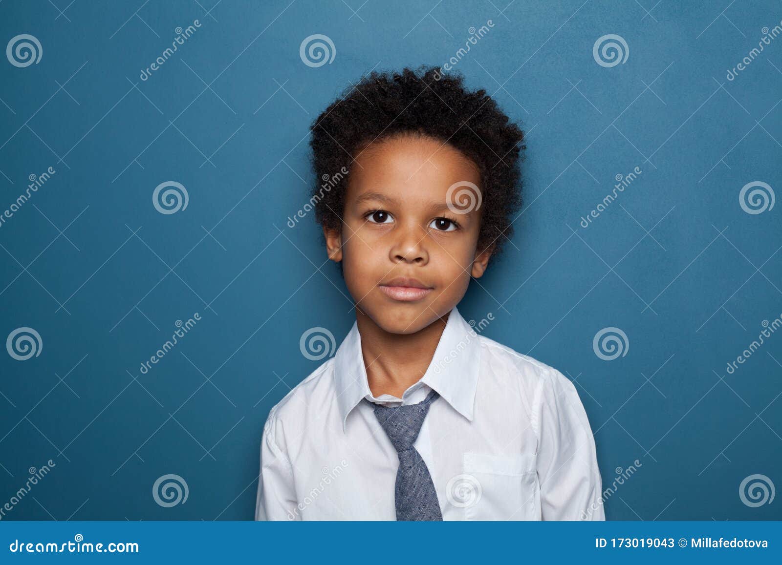 Smart Black Child Boy Portrait Stock Image - Image of portrait, people ...