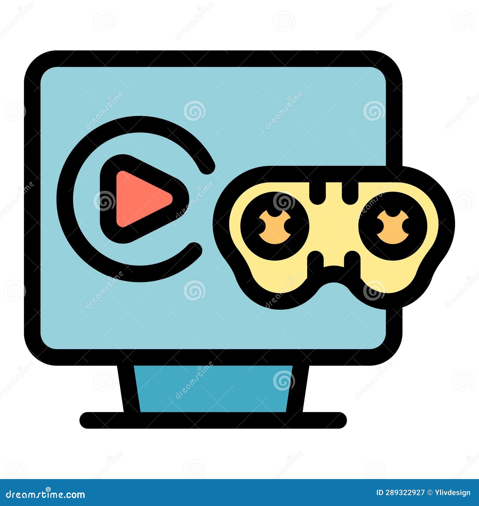Smart Box Game Icon Vector Flat Stock Vector - Illustration of ...