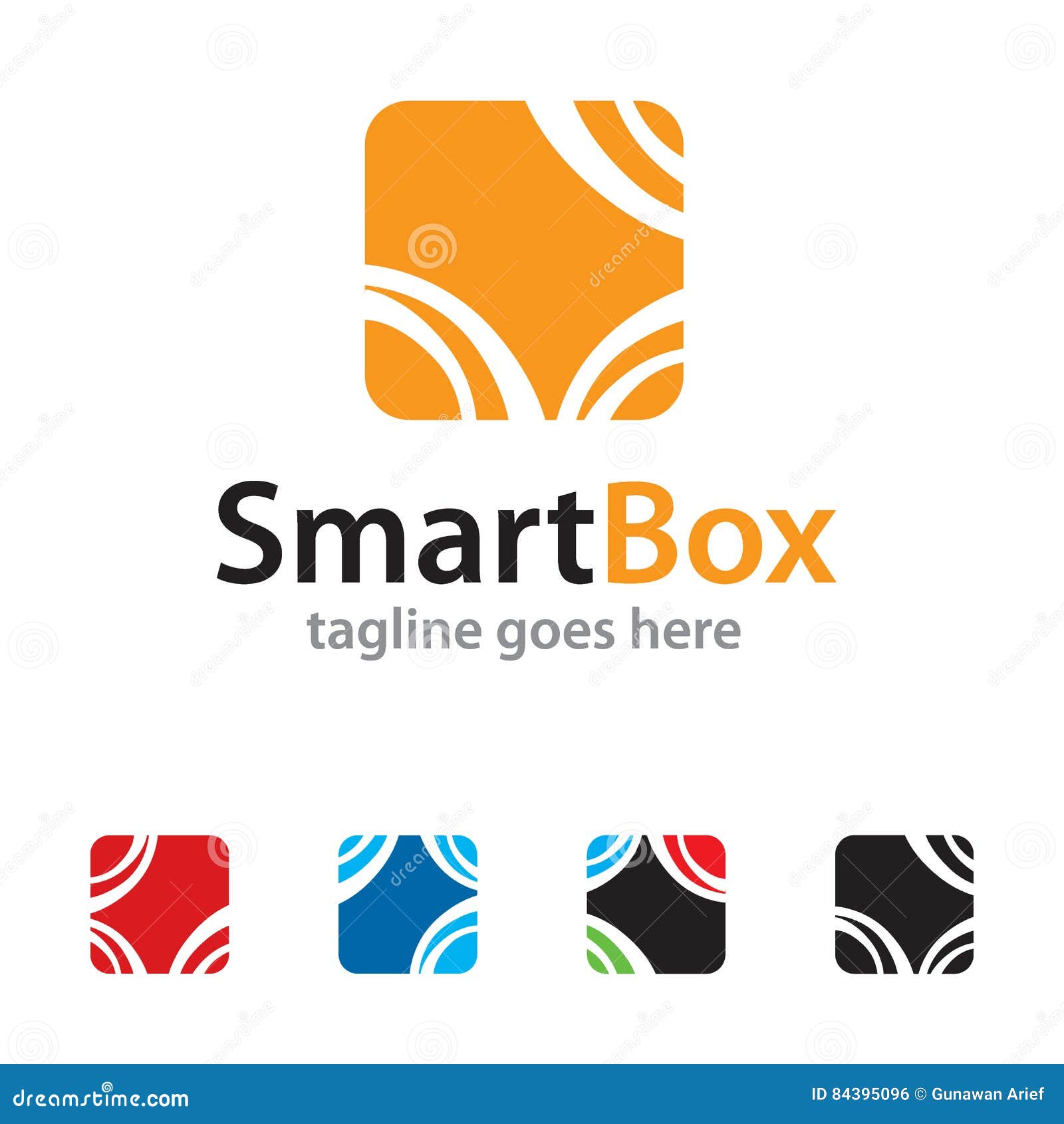 Smart Box Logo Template Design Vector Stock Vector - Illustration of ...
