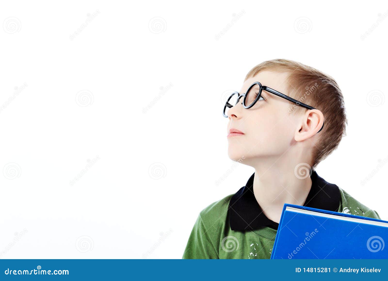 Smart boy stock image. Image of book, isolated, clever - 14815281