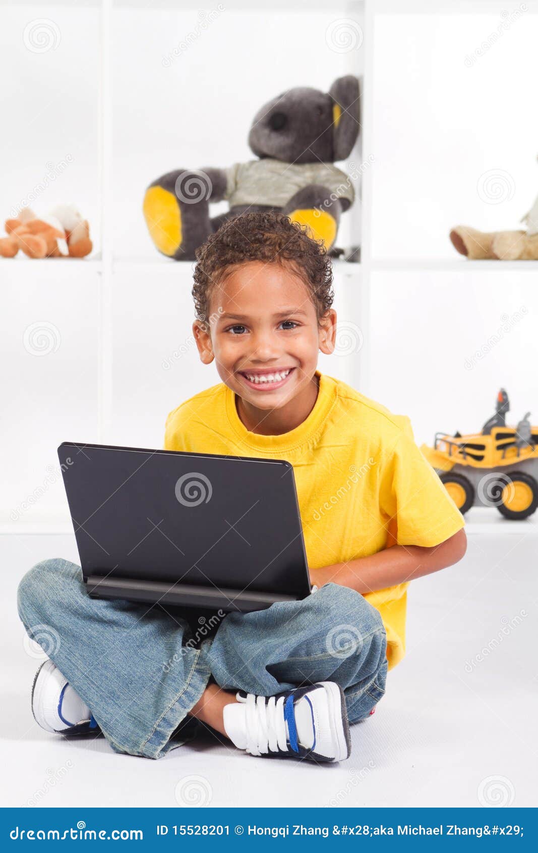 Smart boy stock image. Image of education, joyful, bedroom - 15528201