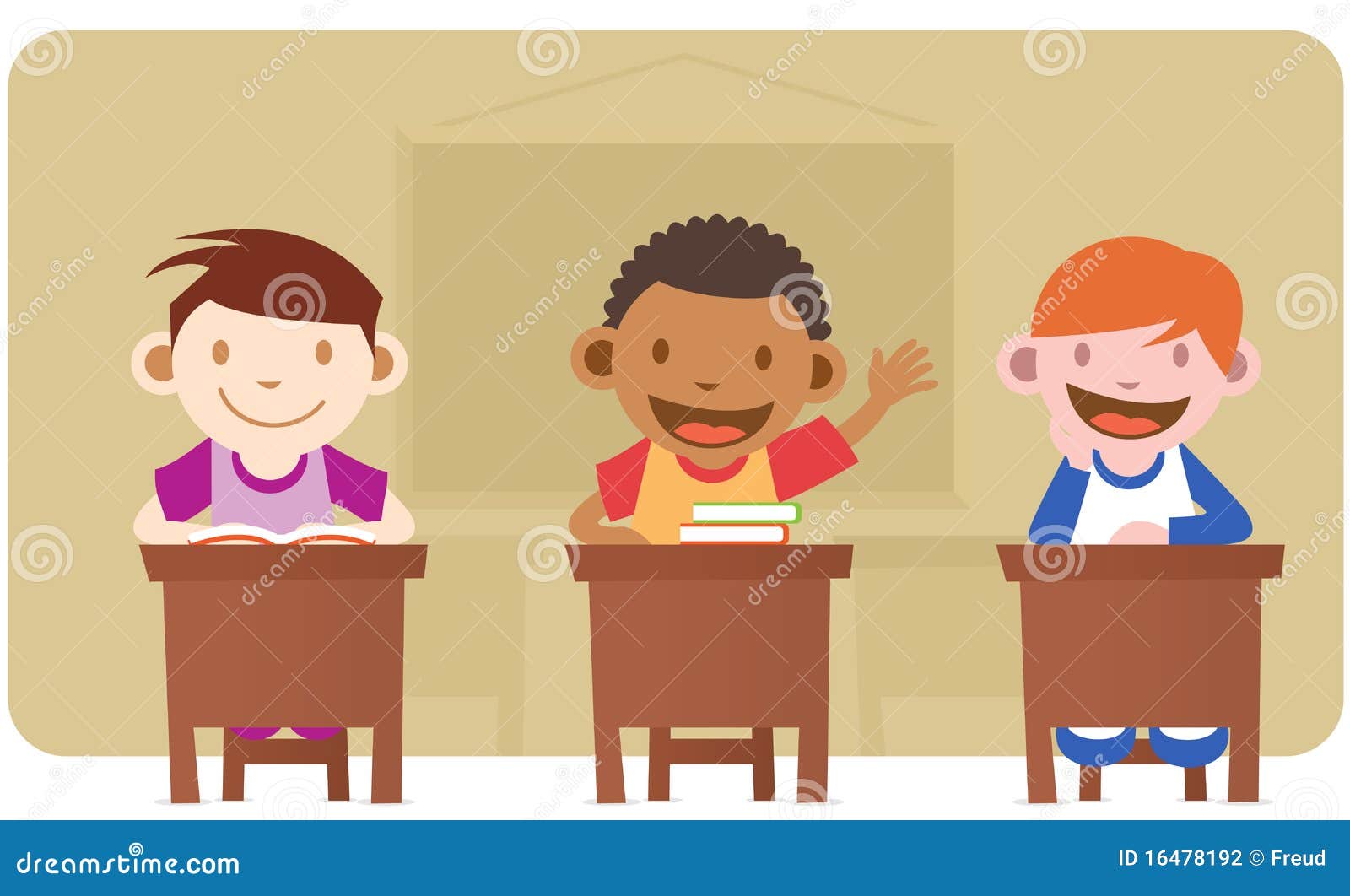 Smart boy stock illustration. Illustration of childhood - 16478192
