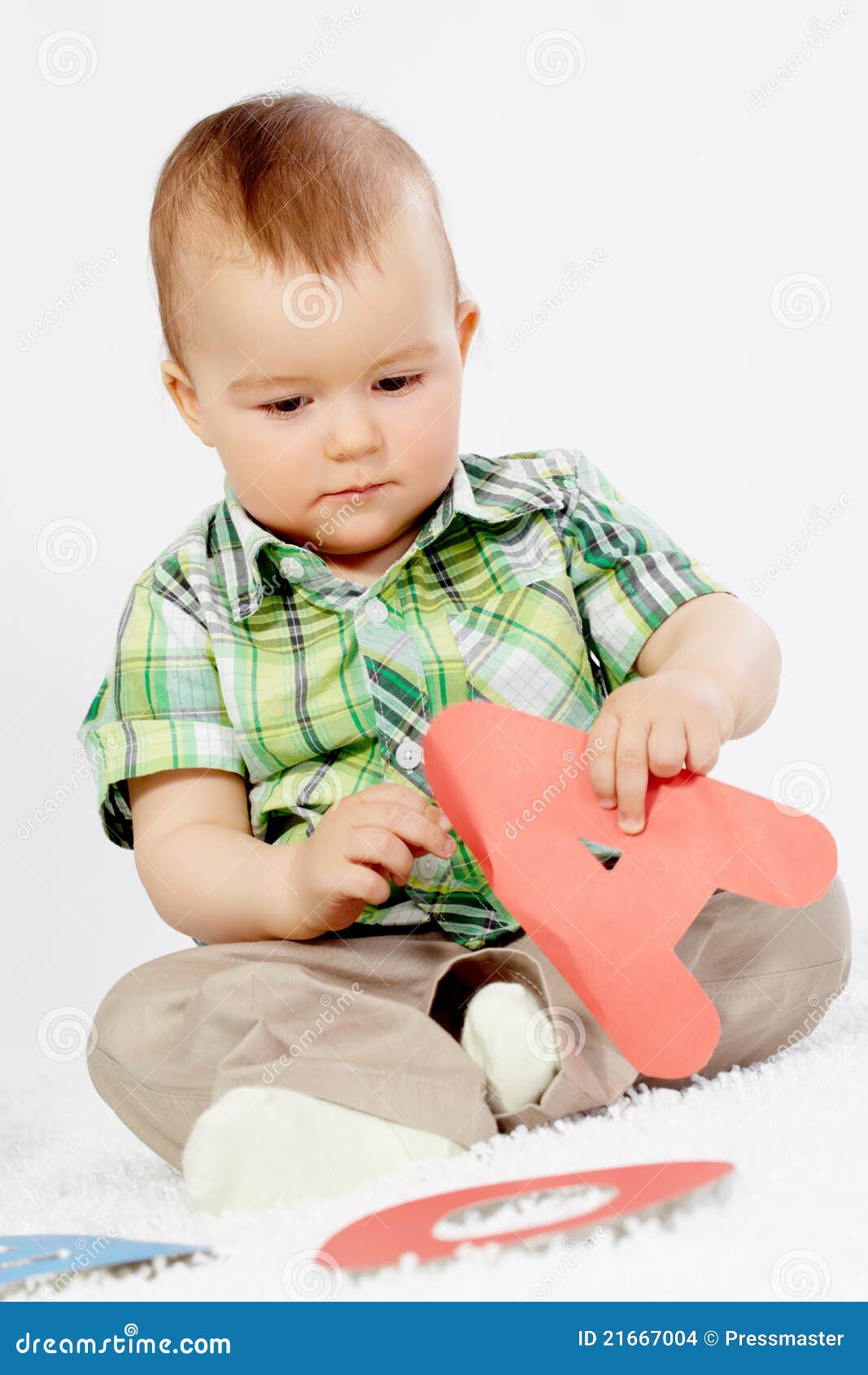 Smart boy stock photo. Image of casual, alphabet, baby - 21667004
