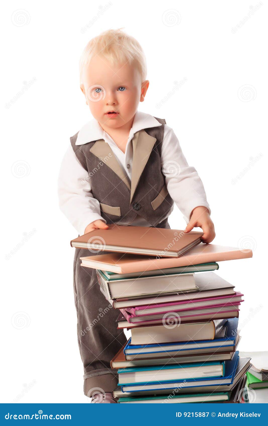 Smart boy stock image. Image of emotion, pupil, learning - 9215887