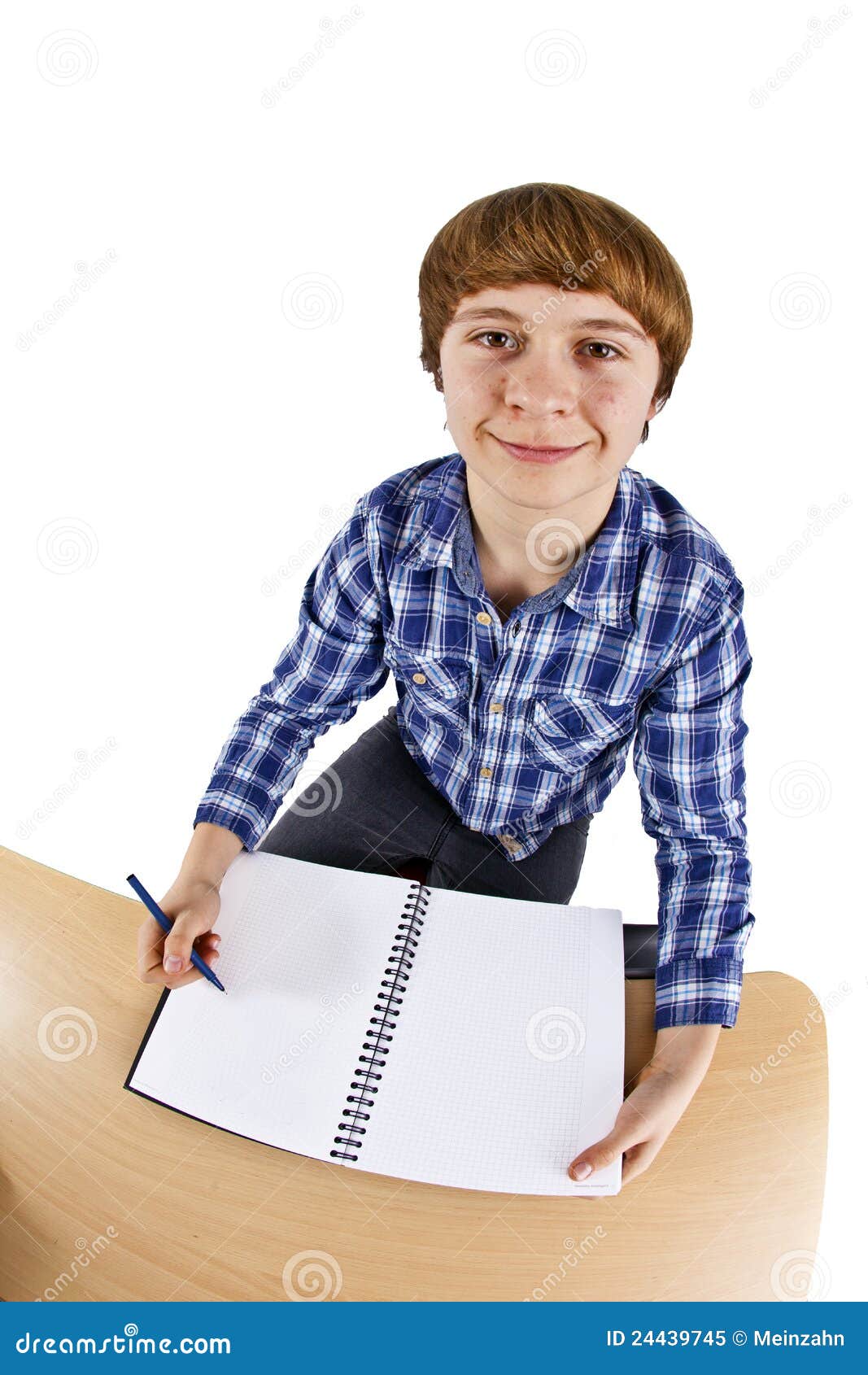 Smart Boy Learning for School Stock Image - Image of intelligent ...