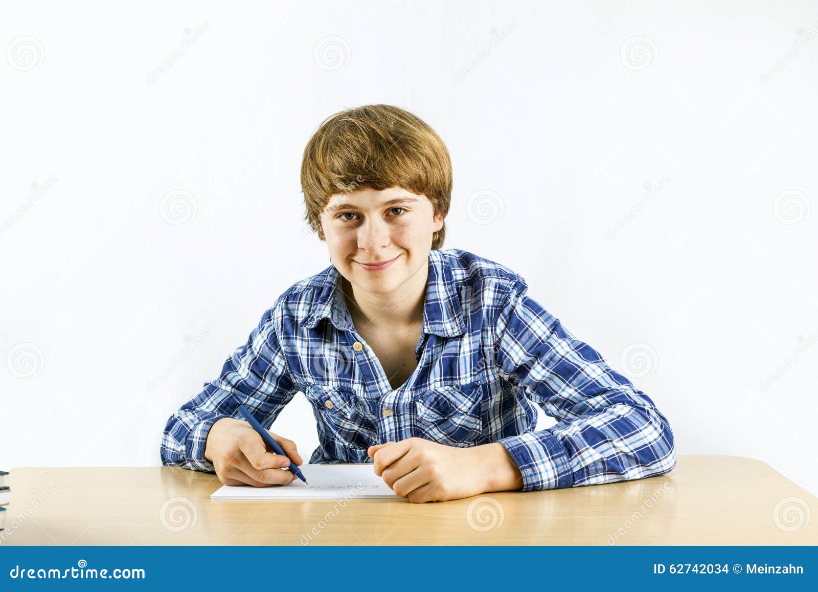 Smart Boy Learning for School Stock Photo - Image of person, class ...