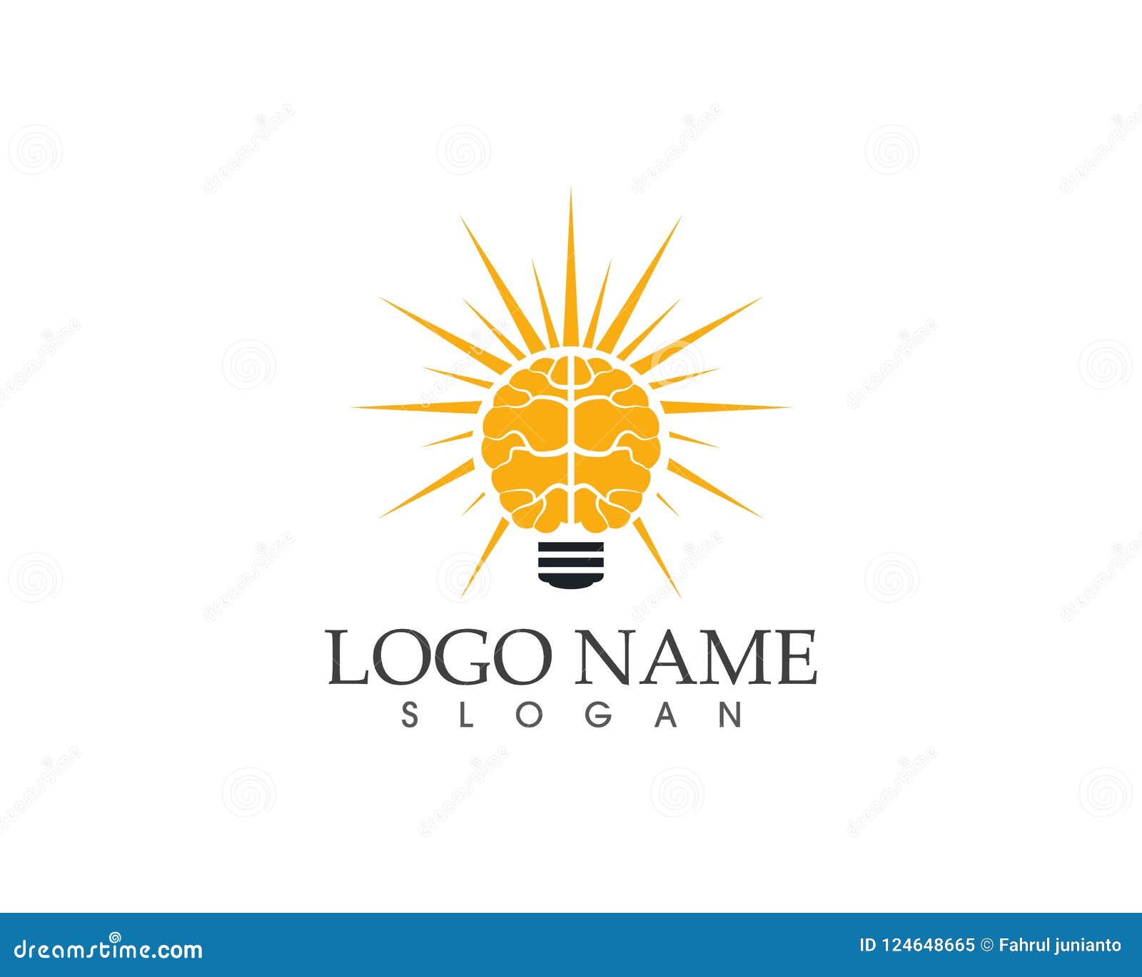 Smart Brain Icon Vector Illustration Stock Vector - Illustration of ...