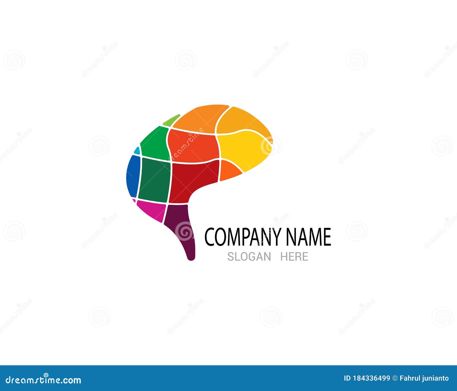 Smart Brain Logo Vector Template Stock Illustration - Illustration of ...