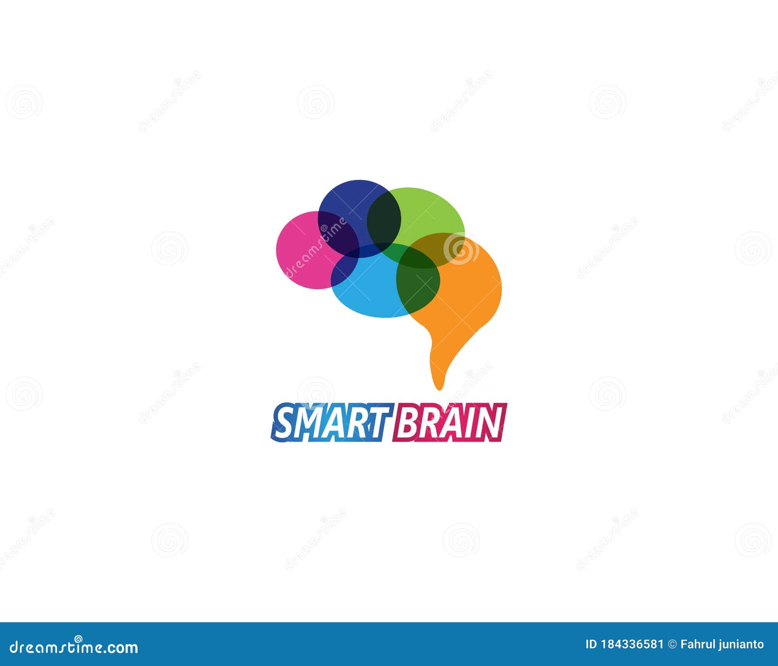 Smart Brain Logo Vector Template Stock Illustration - Illustration of ...