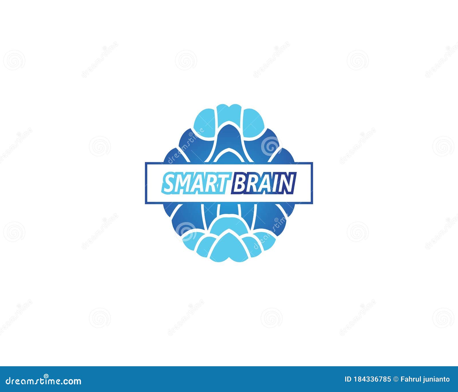 Smart Brain Logo Vector Template Stock Illustration - Illustration of ...