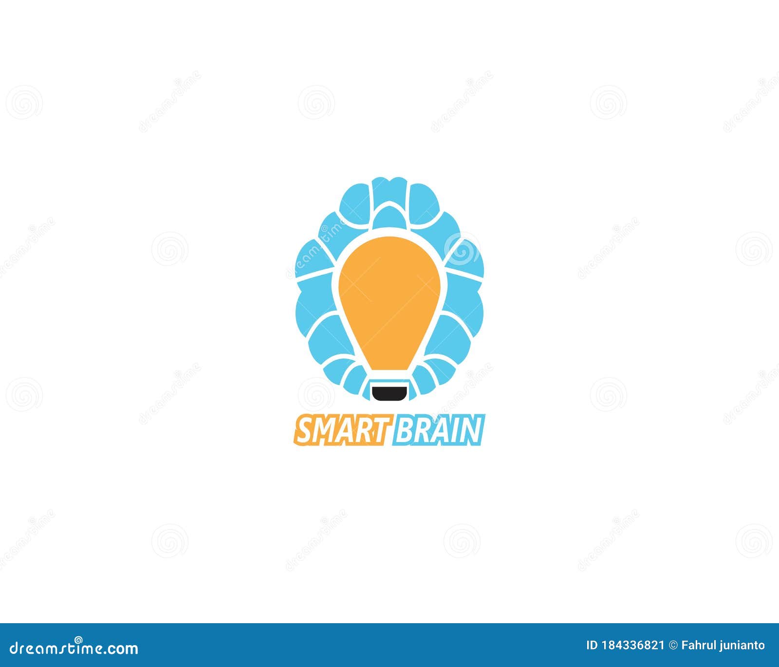 Smart Brain Logo Vector Template Stock Illustration - Illustration of ...