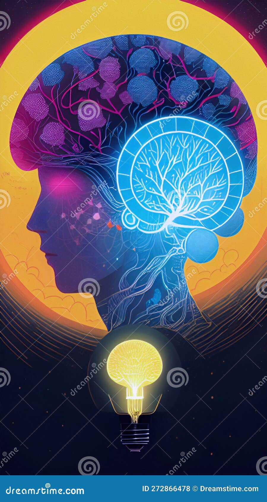 A Smart Brain with Many Ramifications and a Light Bulb Stock ...