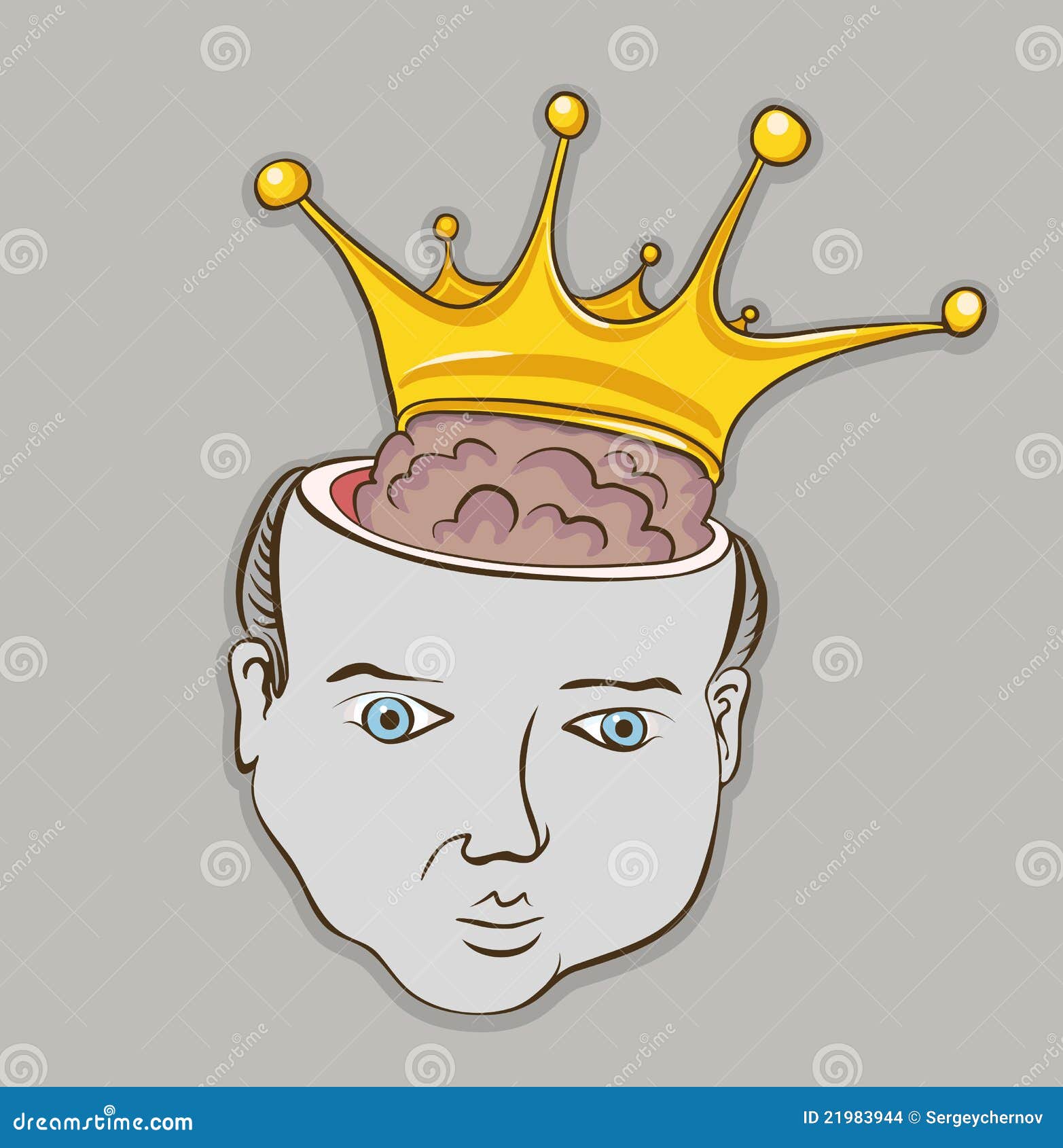 Smart Brain Person Stock Images - Image: 21983944