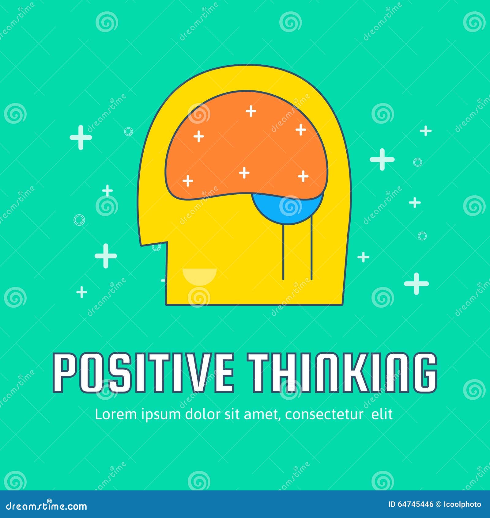 Smart Brain stock vector. Illustration of genius, bright - 64745446