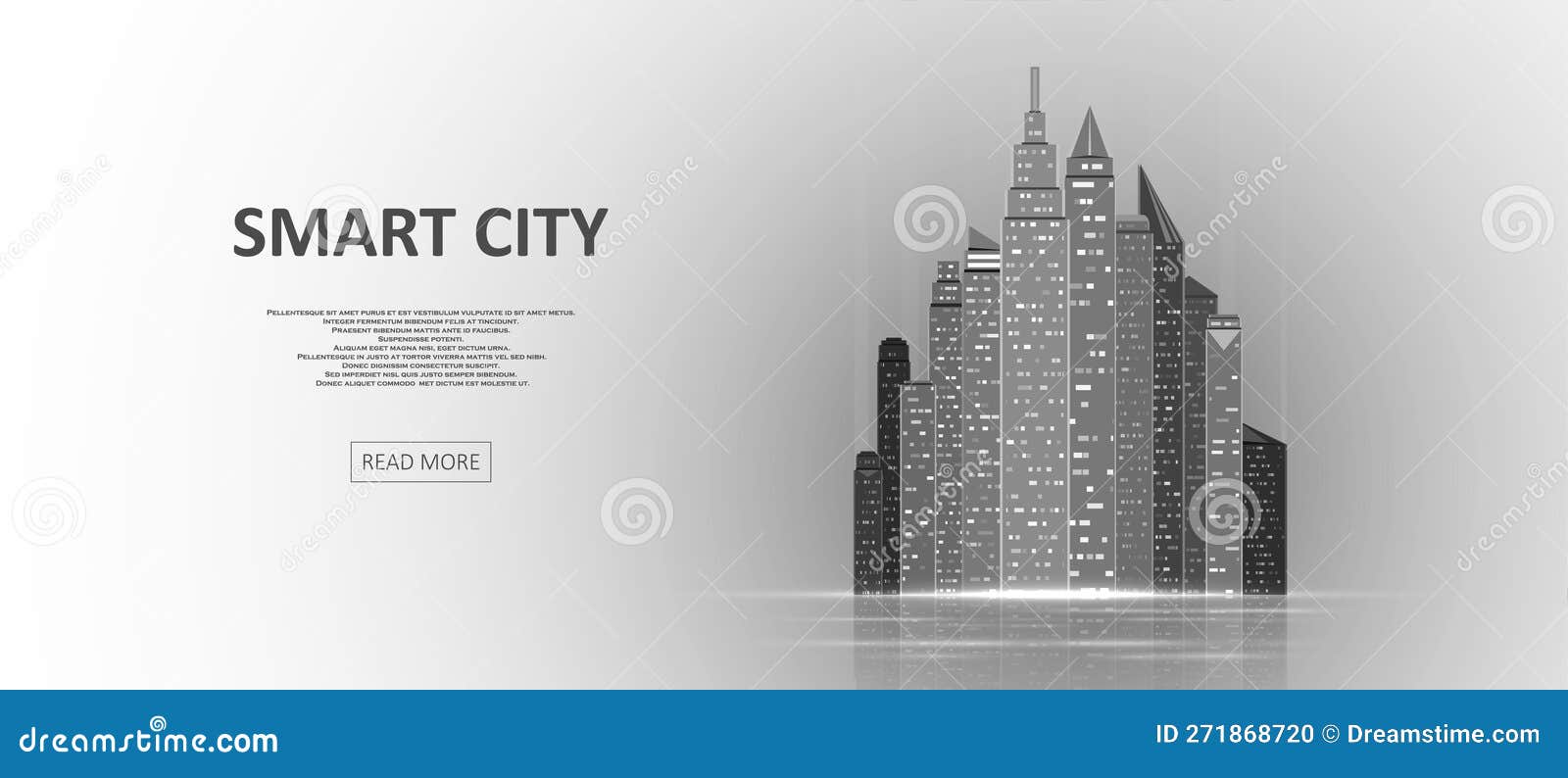 Smart Building Concept Design Stock Vector - Illustration of data ...