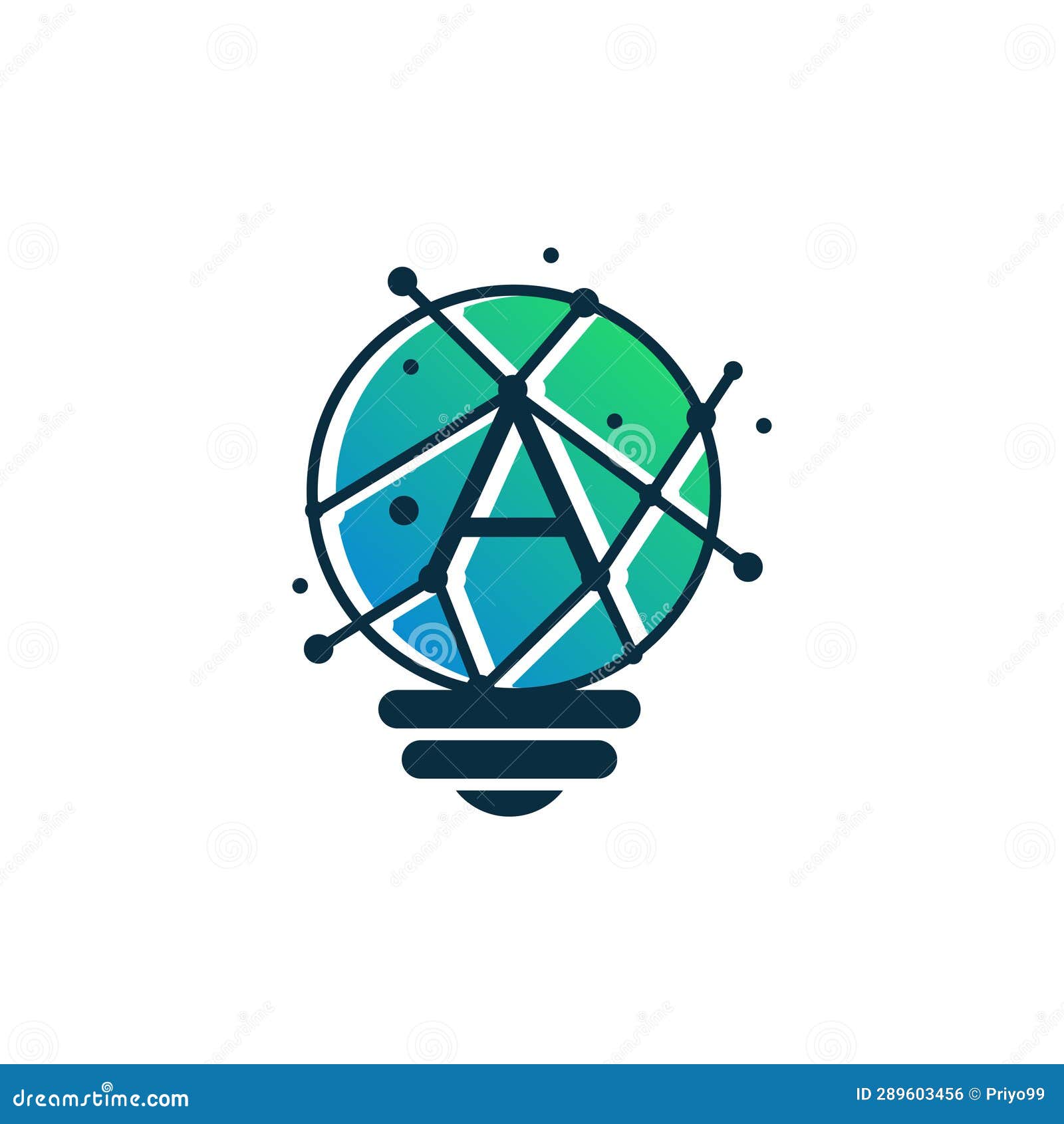 Smart Bulb Logo Design Element Vector with Creative Technology Concept ...