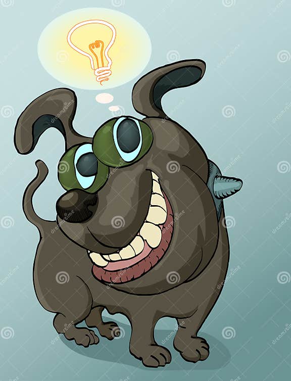 Smart bulldog stock vector. Illustration of symbol, purebred - 22577561