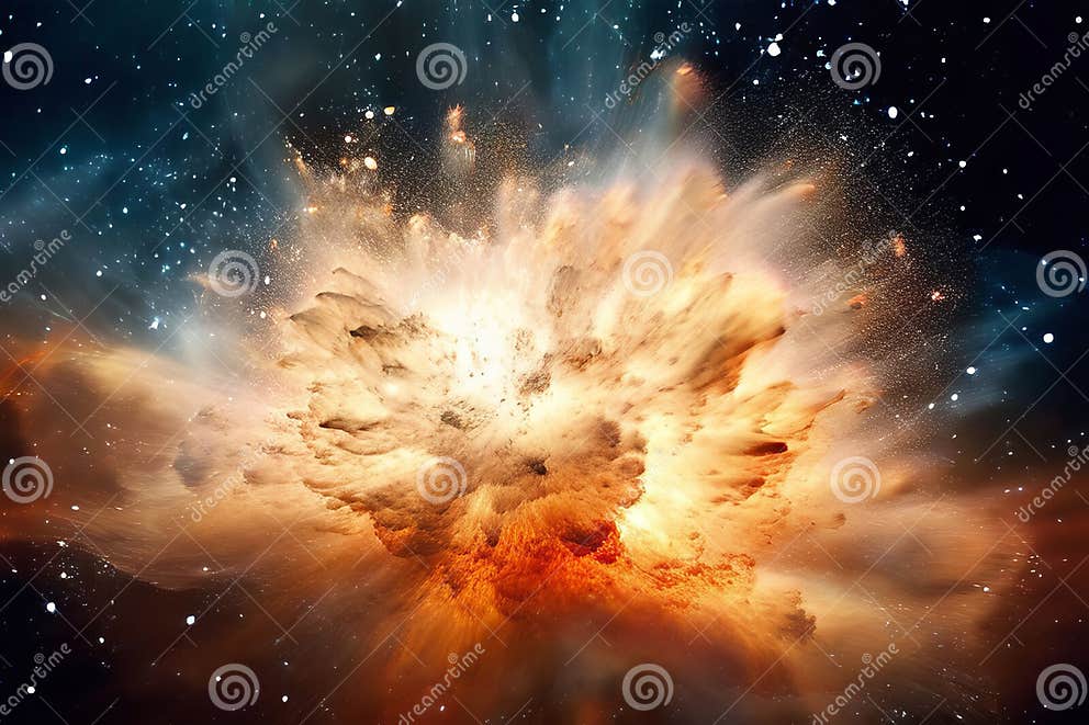 Smart Burst Particle Explosion Thousands of Tiny Particles Burst Stock ...