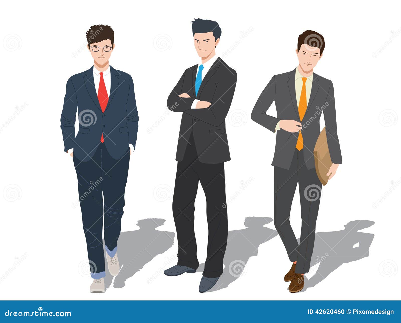 Smart Business man stock vector. Illustration of abstract - 42620460