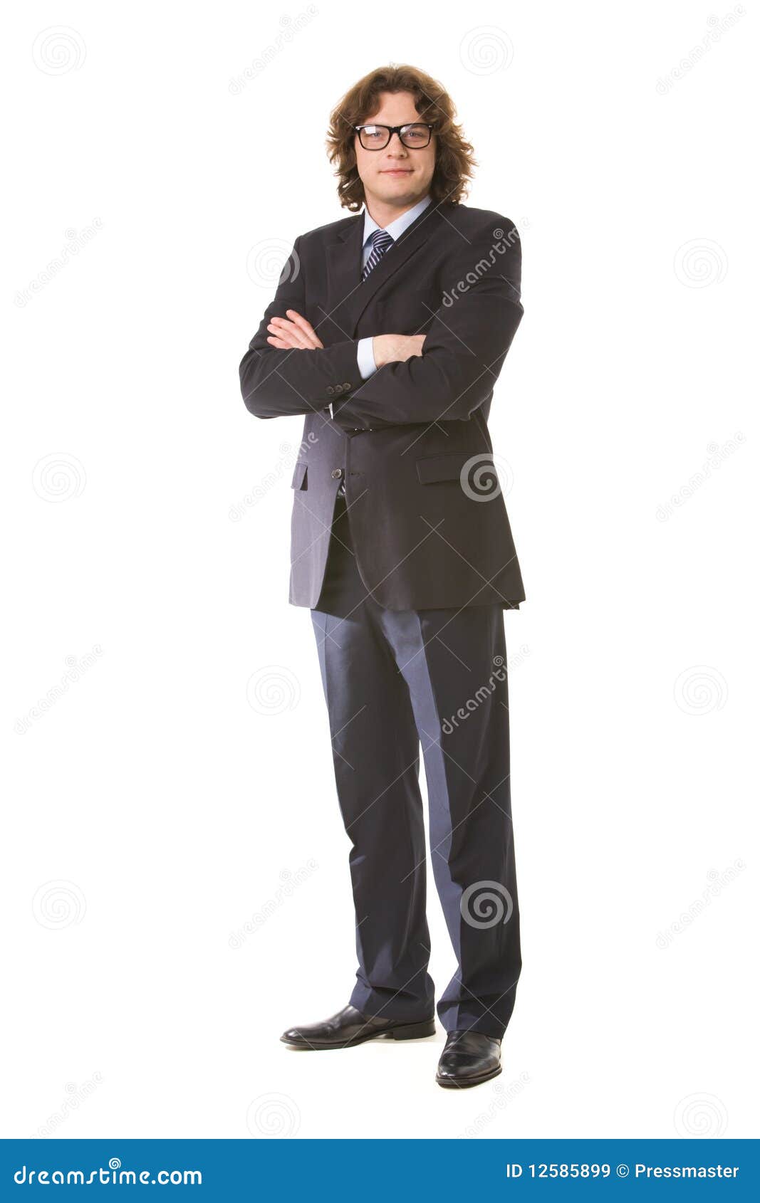 Smart businessman stock image. Image of contemporary - 12585899