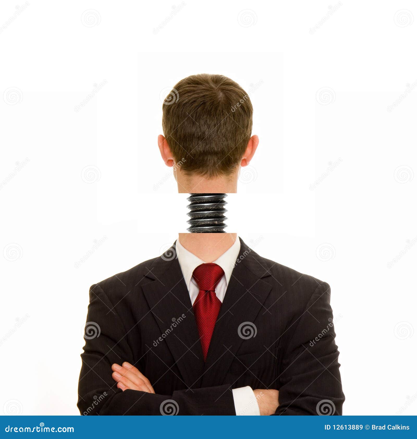 Smart businessman stock image. Image of right, straight - 12613889