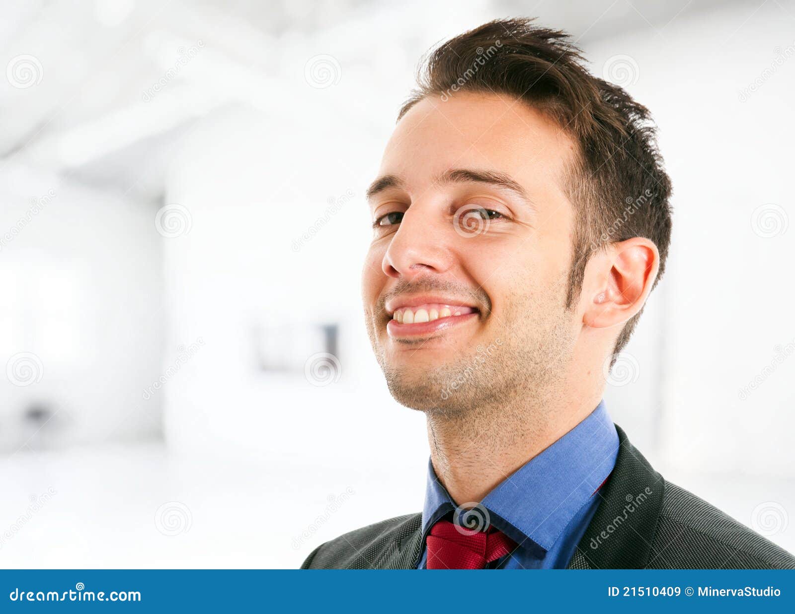 Smart Businessman Stock Image Image Of Portrait Background 21510409