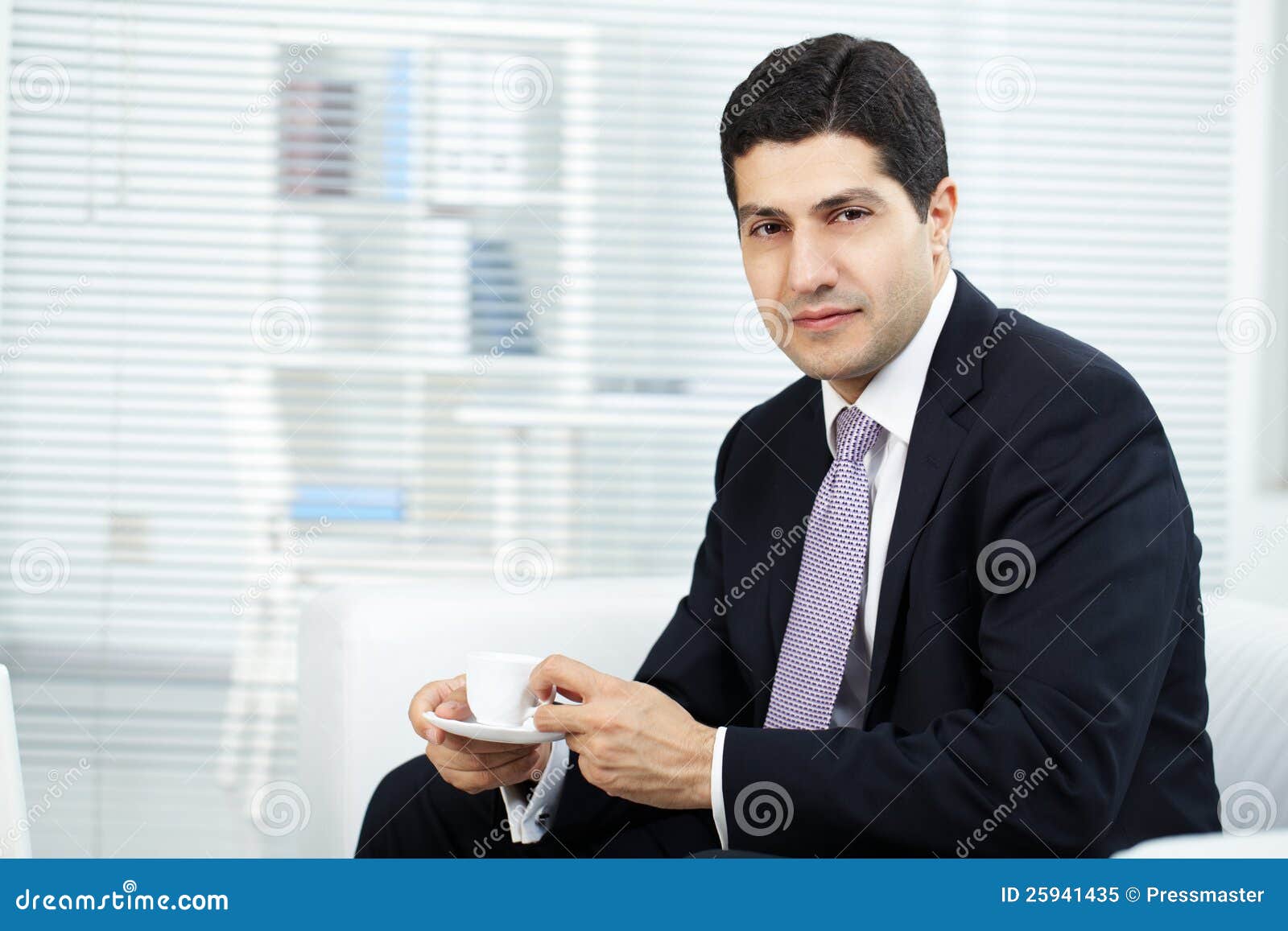 Smart businessman stock image. Image of masculine, collar - 25941435