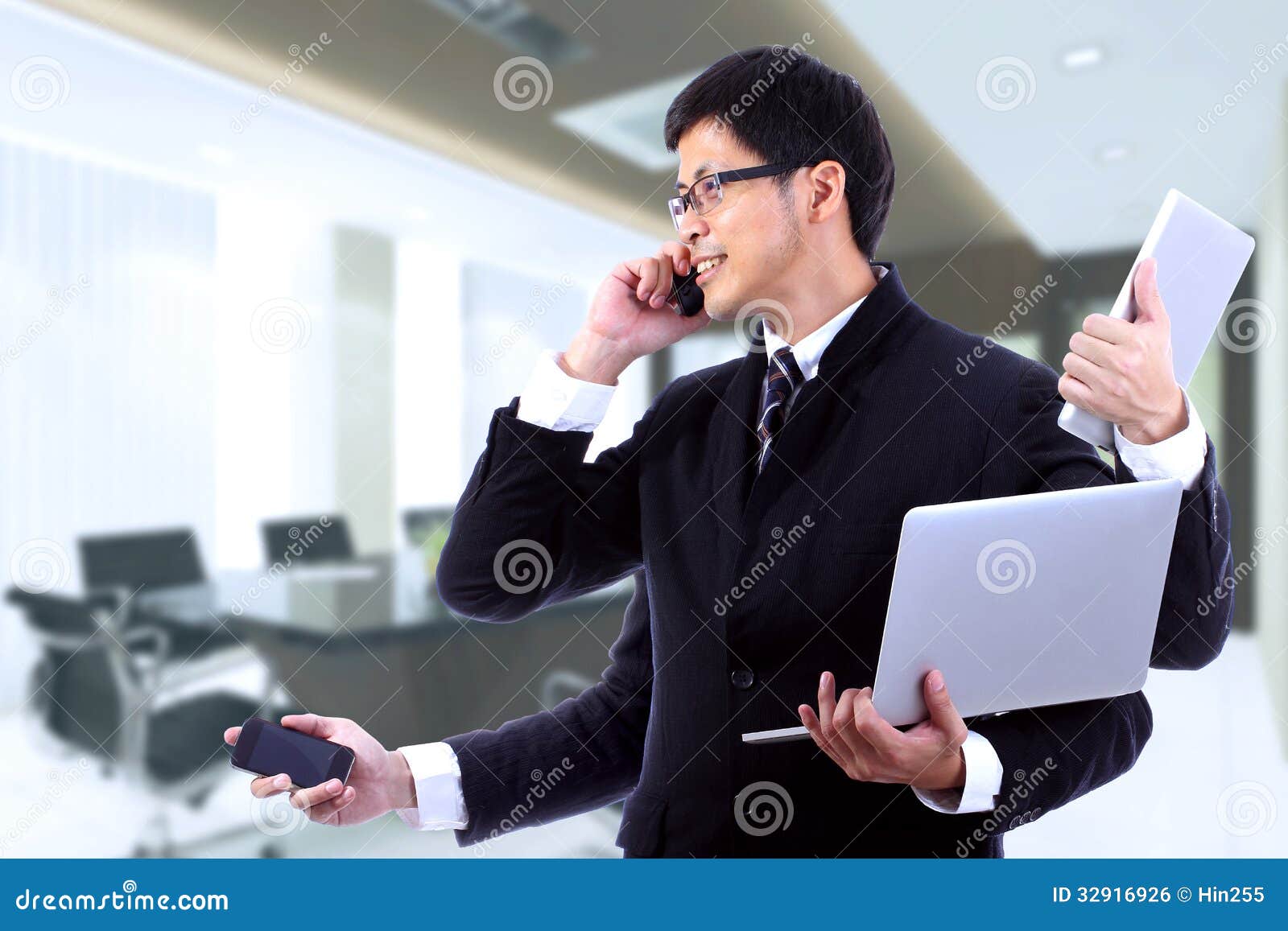 Smart businessman stock photo. Image of people, schedule - 32916926