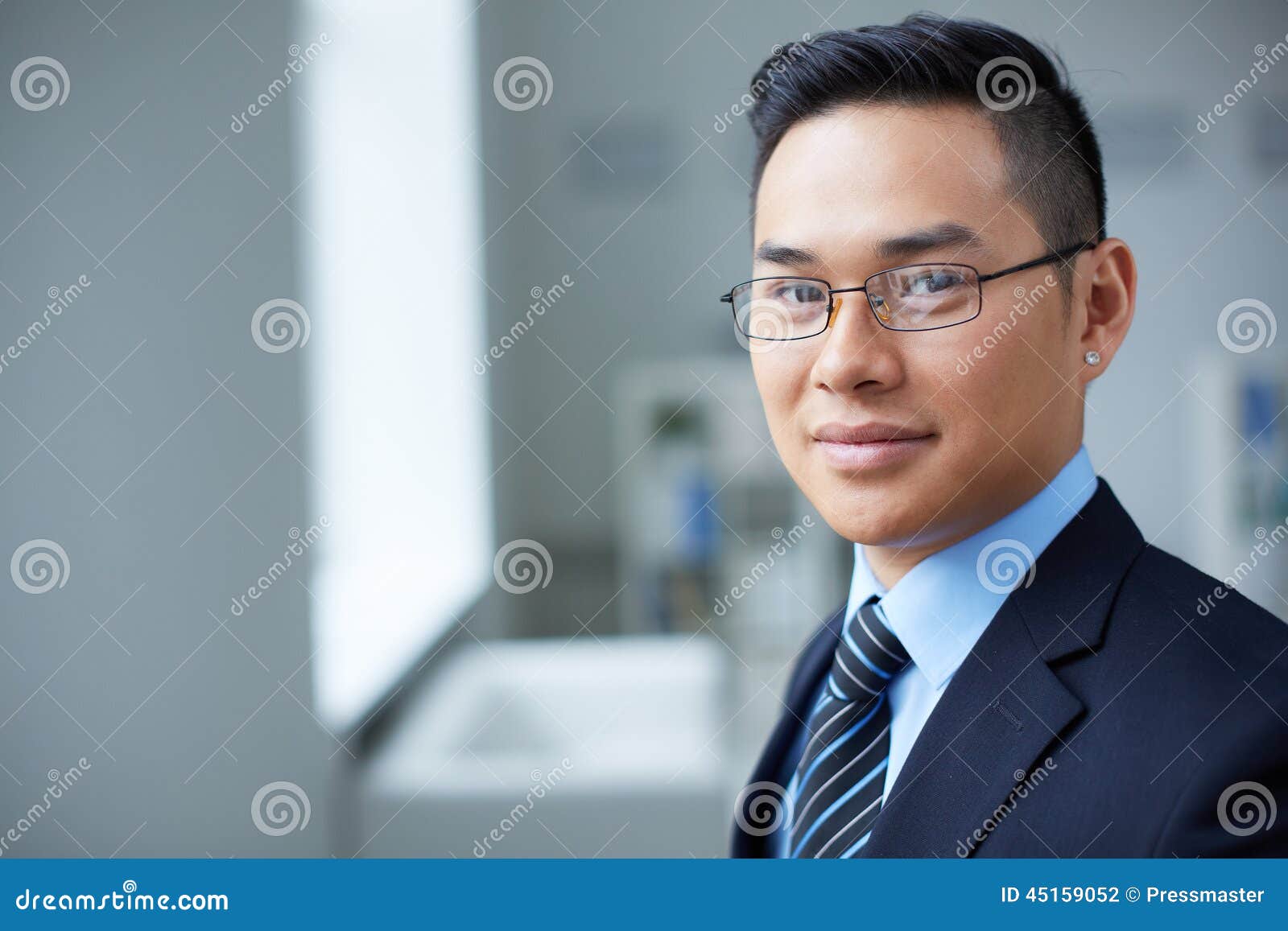 Smart businessman stock photo. Image of elegant, asian - 45159052