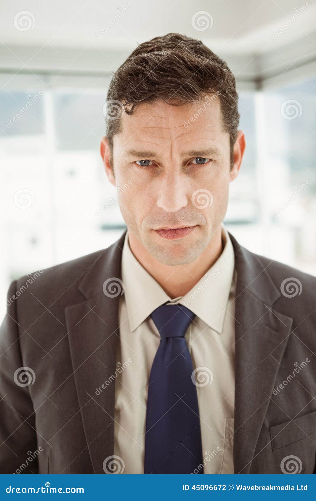 Smart Businessman in Suit at Office Stock Photo - Image of jacket ...