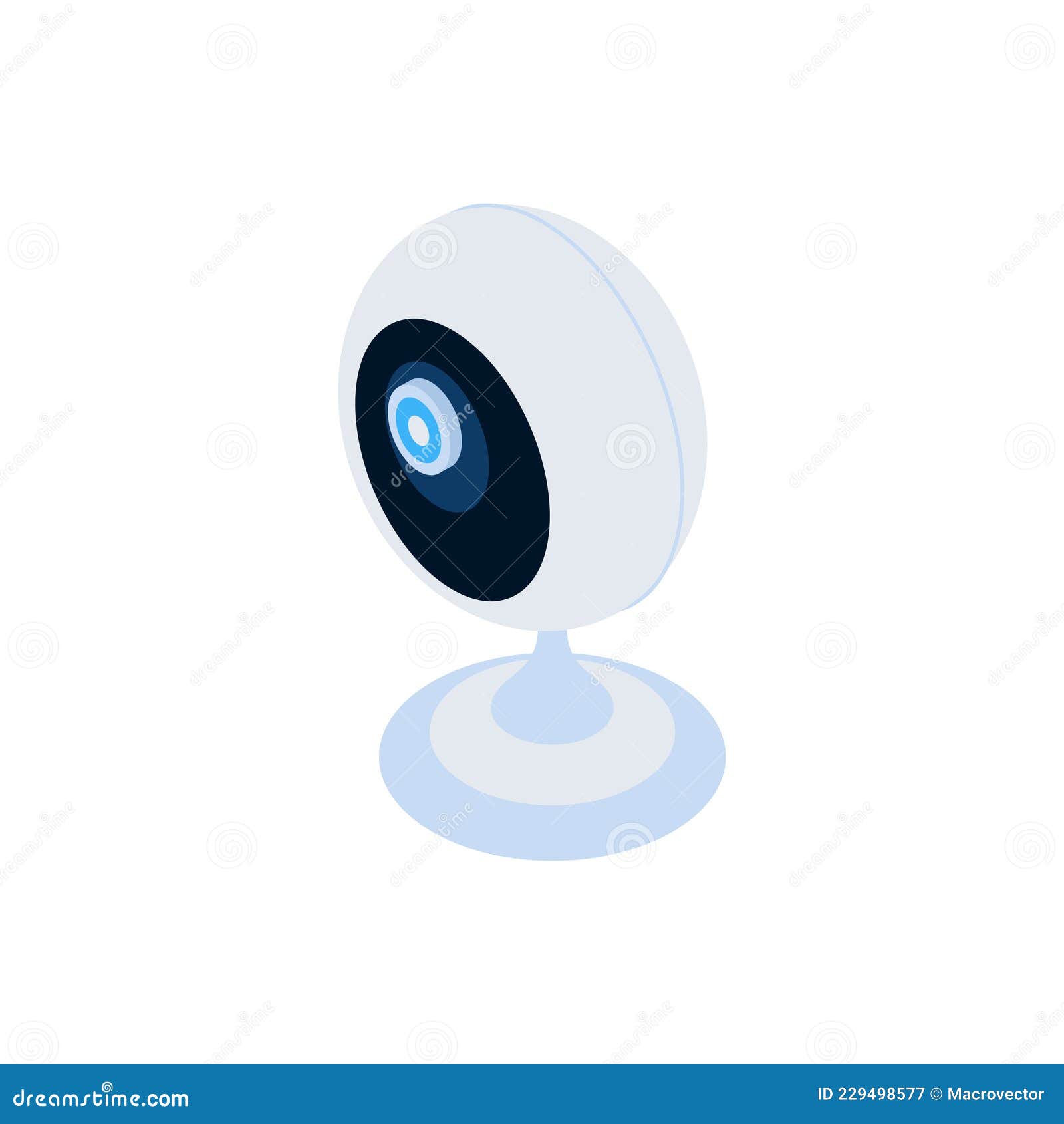 Smart Camera Icon stock vector. Illustration of cctv - 229498577
